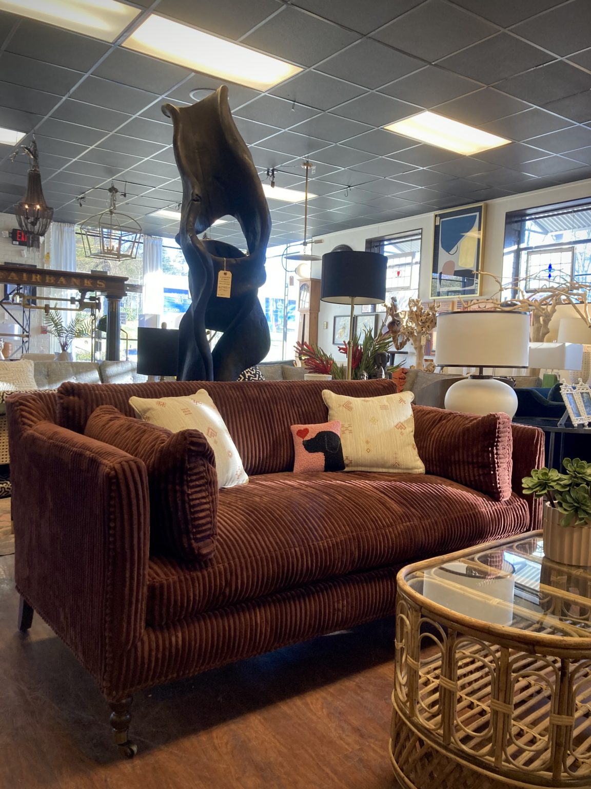 Rowe Stands with Small – Custom Upholstery Furniture | Stain Resistant ...