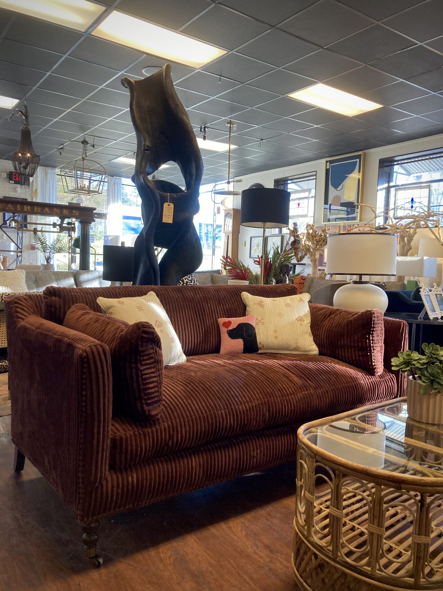 Rowe Stands with Small – Custom Upholstery Furniture | Stain Resistant ...